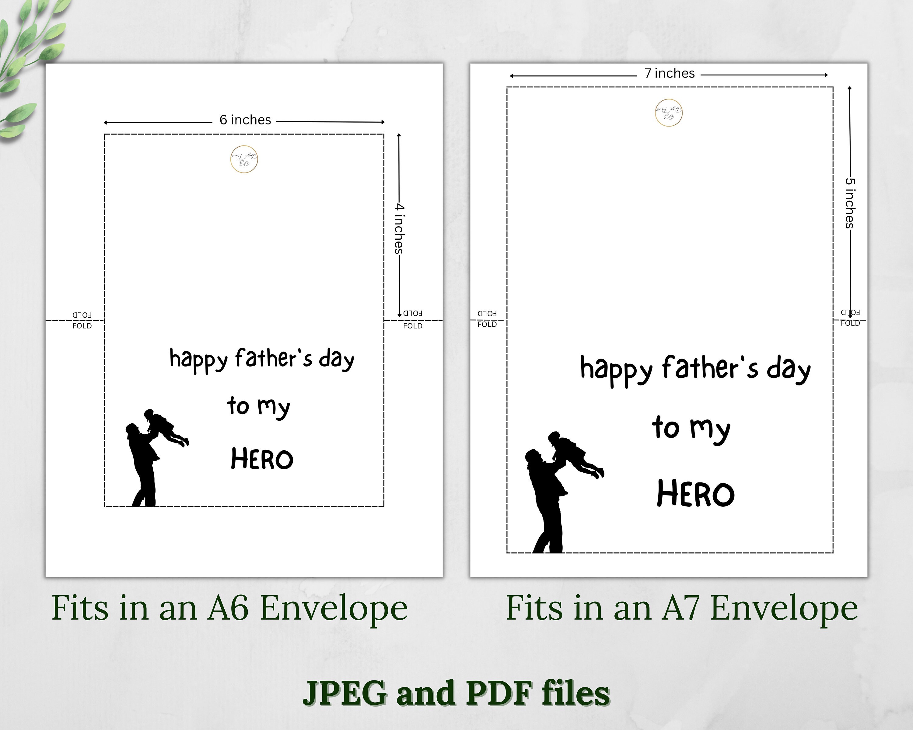 Happy Father's Day Printable Card for Fathers Day Card Dad Child ...