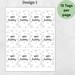 Birthday Gift Tags Birthday Printable Tags for Birthday 2x3 Inch Gift ...
