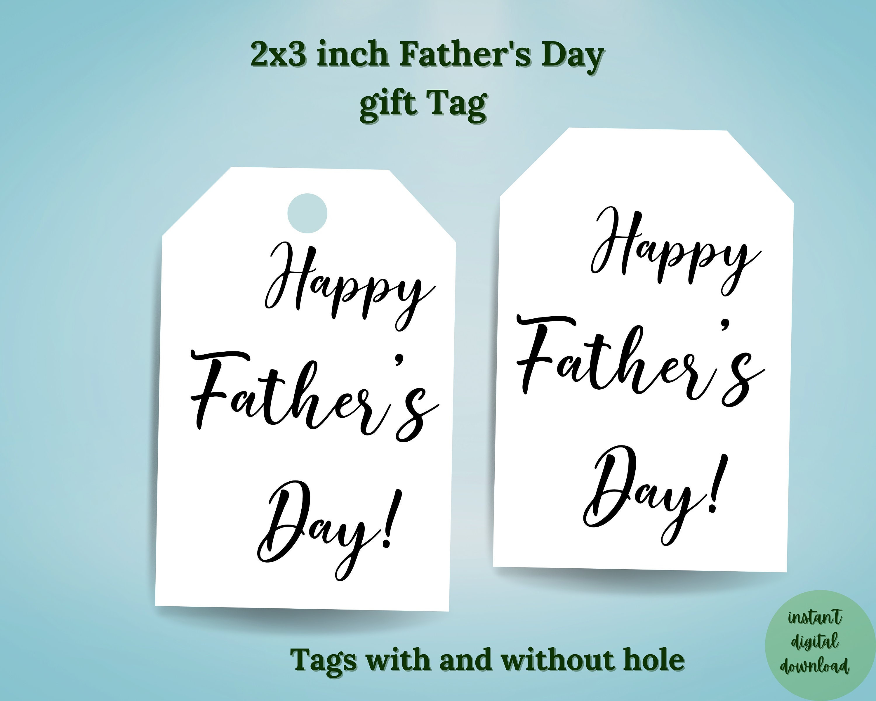 Father's Day Gift Tags Printable Tags for Fathers Day Granddad Gift ...