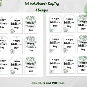 Mother's Day Gift Tags Printable Mom Tags Tags for Moms Day Mother's ...