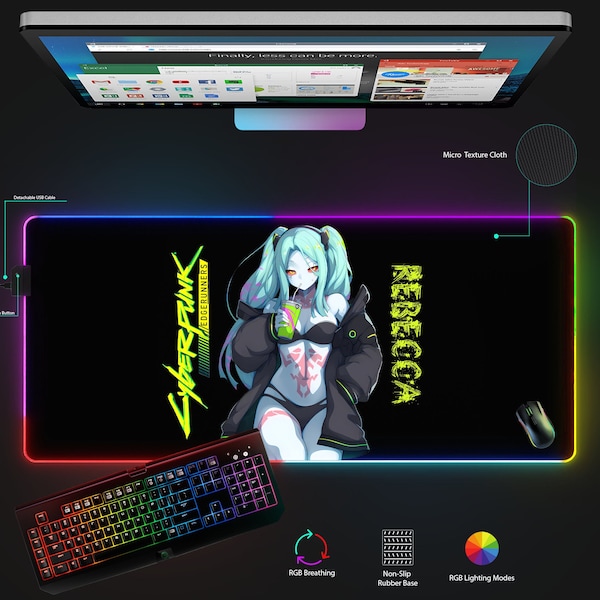 Keyboard Mat Cyberpunk - Etsy