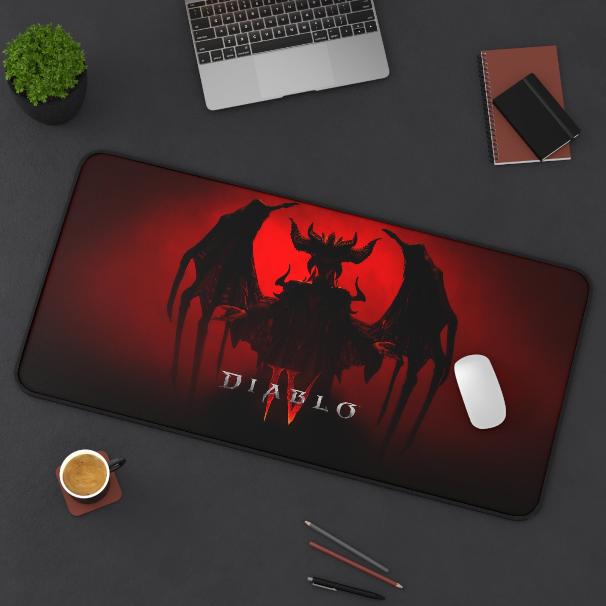 Diablo 4 Mousepad, Diablo 4 Mouse Mat, Anime Mousepad sold by Reena ...