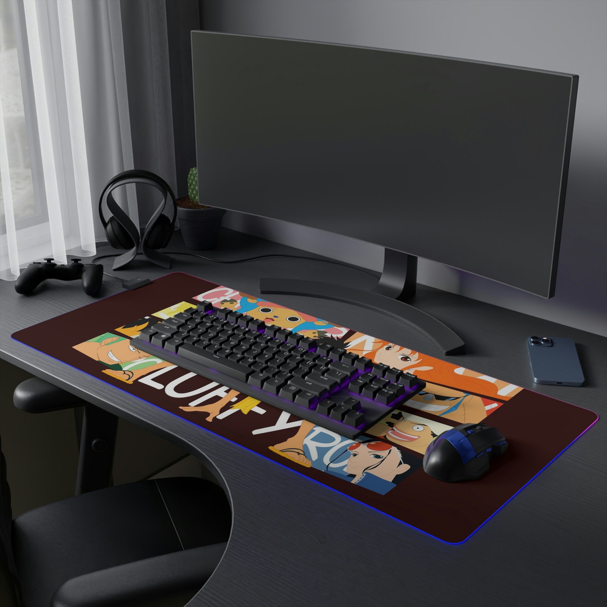 One Piece Mousepad, One Piece Mouse Mat, Anime Mousepad, One Piece ...