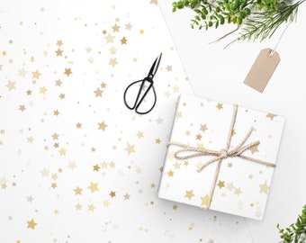 White Gold Wrapping Paper - Etsy