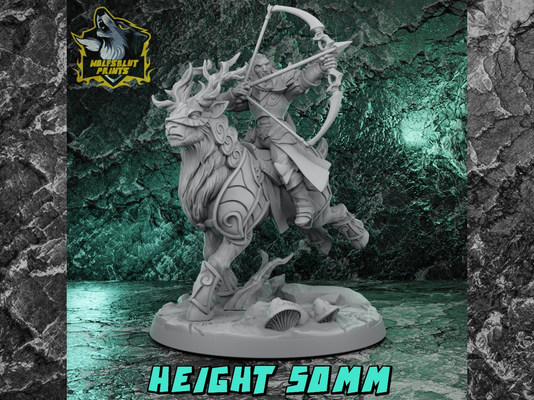 Elf Miniature Dungeons and Dragons Elf Mini Tabletop Elf Dnd - Etsy