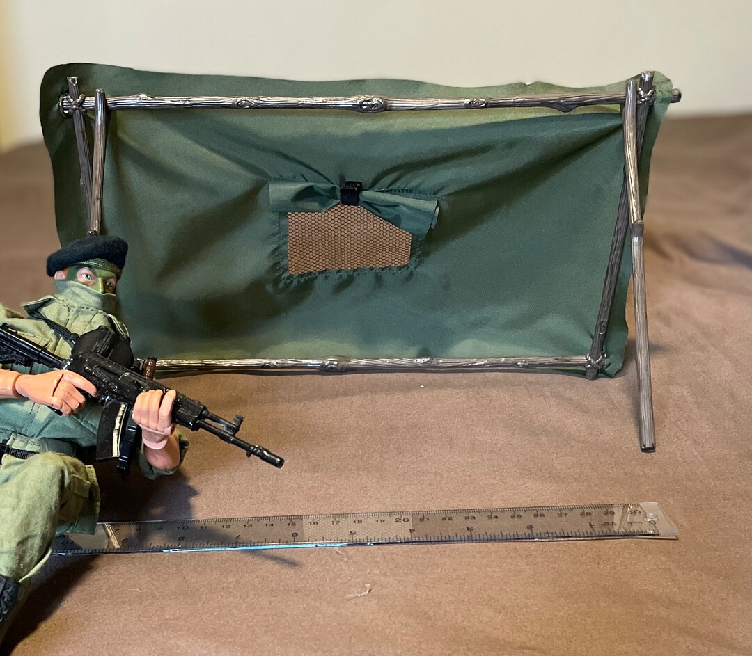 Vintage G.I. JOE Checkpoint, Outpost/patrol Tent, 12 Inch Action Figure ...