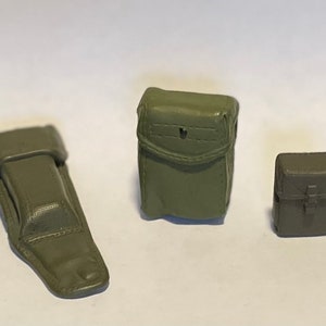 Vintage Military ALICE Pouch Lot, 1:6 Scale for 12 Inch Action Figure ...