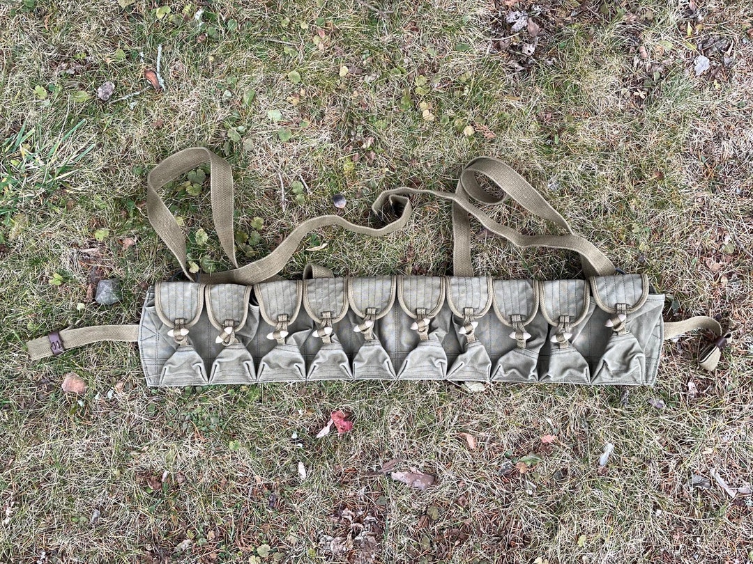 Type 56 chicom, SKS Chest Rig/bandolier. 10 Pouches Original Surplus - Etsy