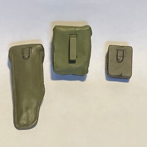 Vintage Military ALICE Pouch Lot, 1:6 Scale for 12 Inch Action Figure ...