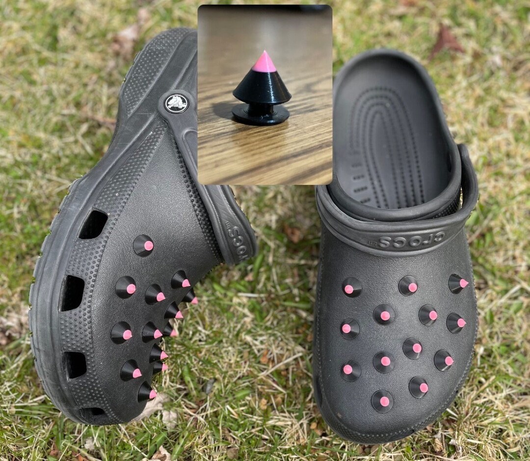 Colored Tip Croc Spike Charms/jibbitz, 28 Spikes, Custom Design - Etsy