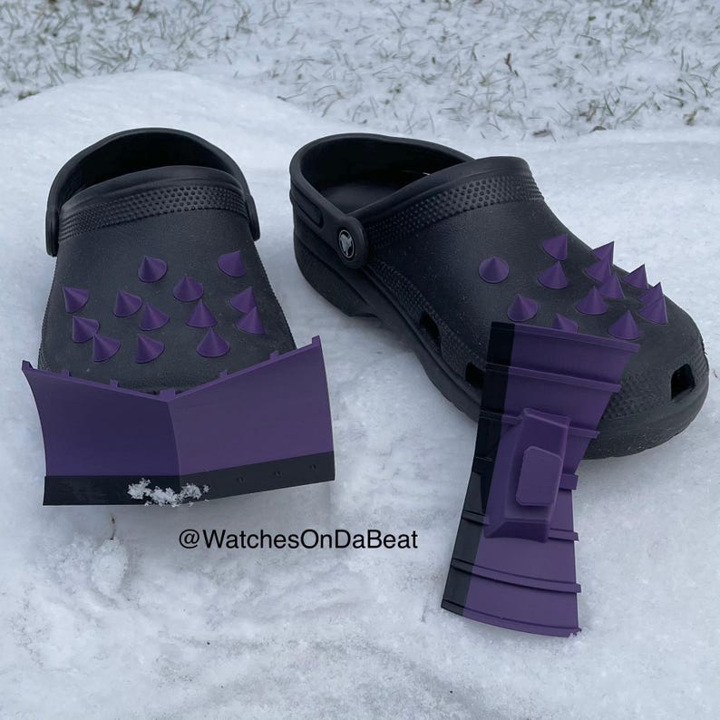 Croc Snow Plow Attachments, 2 Tone 2 Pack. - Etsy
