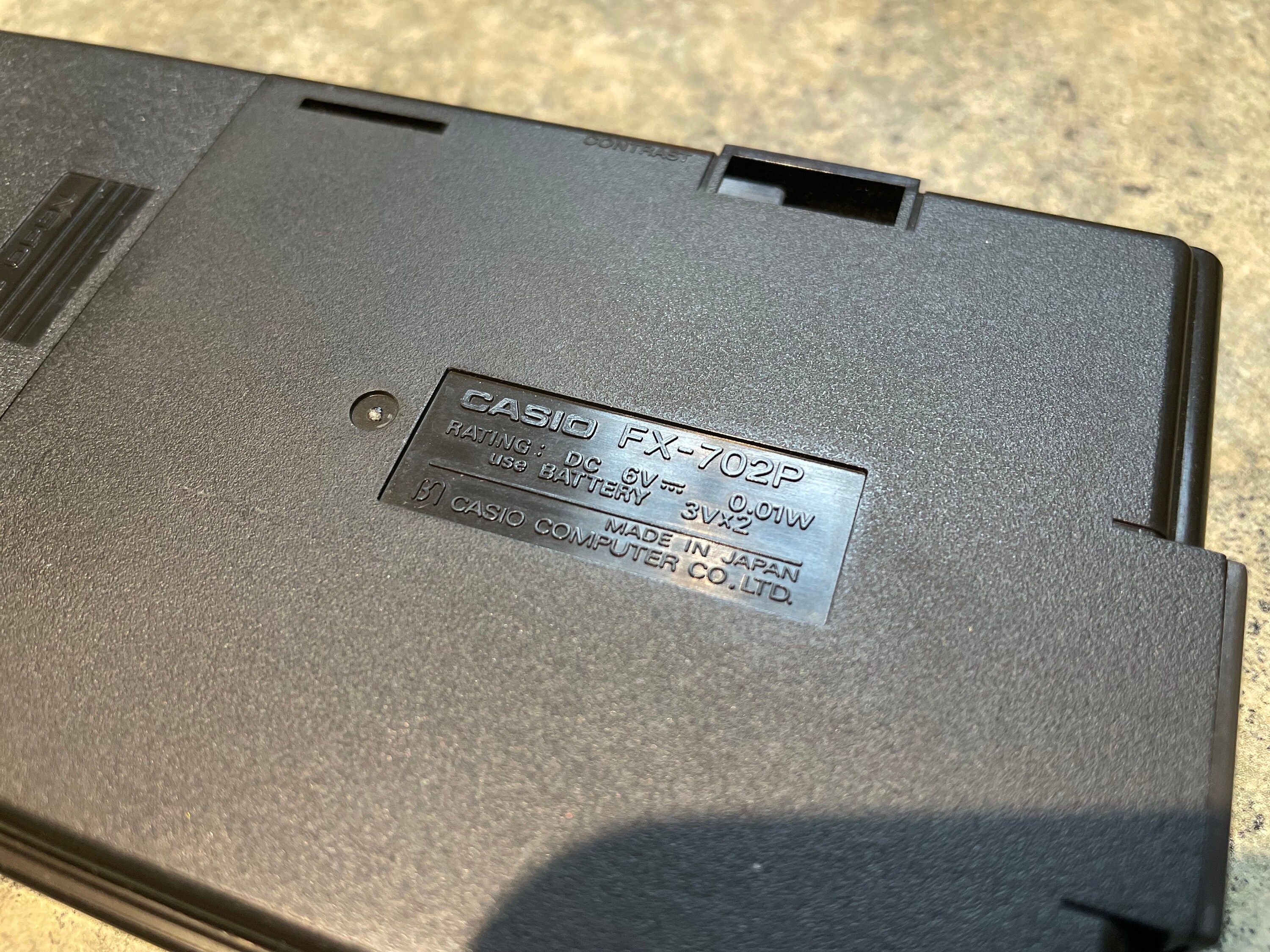 Vintage Casio FX-702P Calculator, Programable Pocket Computer ...