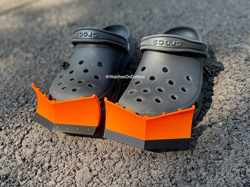 Croc Snow Plow Attachments, 2 Tone 2 Pack. - Etsy