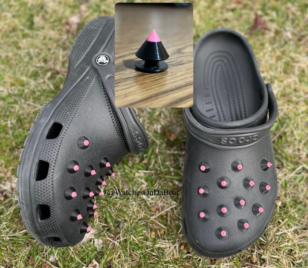 Frosted Tip Croc Spike Charms/jibbitz, 30 Spikes, Custom Design - Etsy