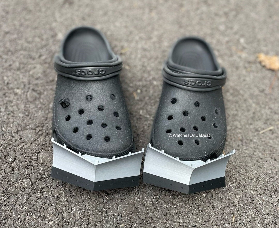 Croc Snow Plow Attachments, 2 Tone 2 Pack. - Etsy UK