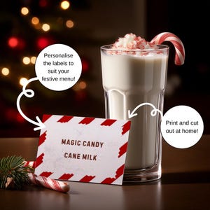 Elf Breakfast Menu Template | North Pole Christmas Morning Printable ...