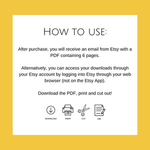 Printable Reminder Cards for Kids | Daily Routines| Positive ...