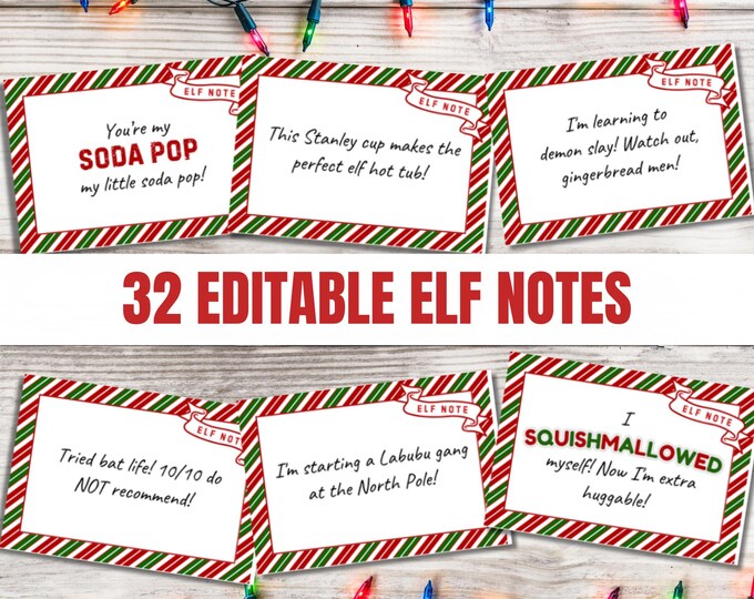 Printable Elf Goodbye Letter | Final Elf Report | Last Day Elf Note ...