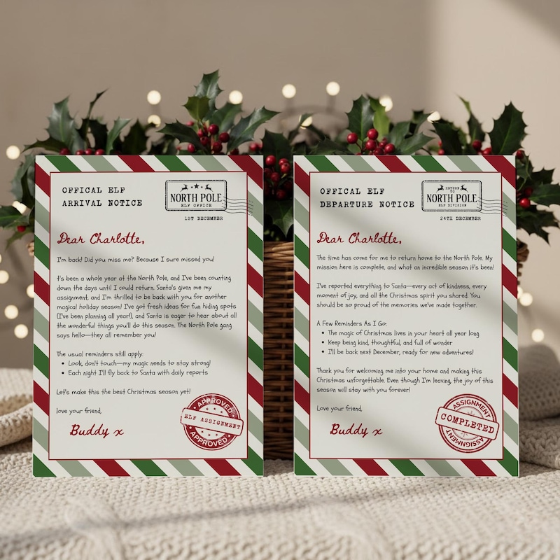 Elf Goodbye Downloadable - Etsy UK