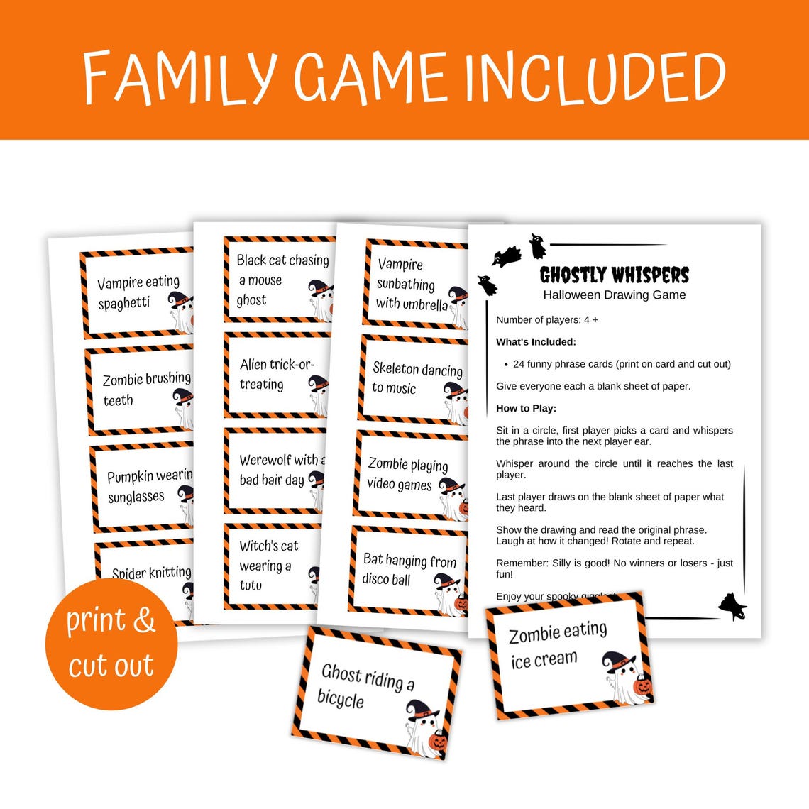 Halloween Printables Bundle Kids | 5 Spooky Games Activities | Instant ...