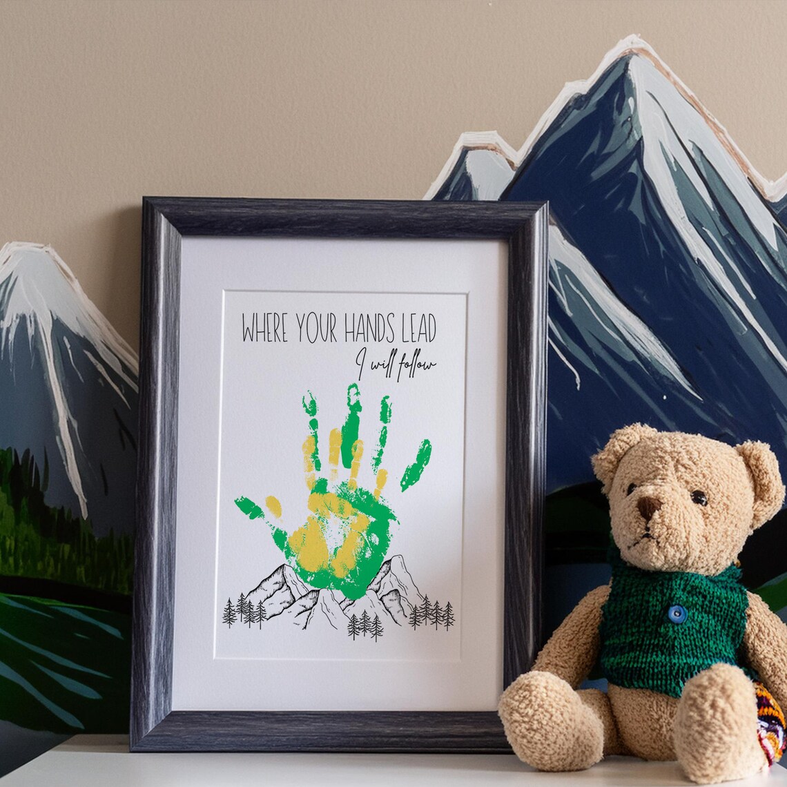 Printable Father's Day Handprint Gift | Kids Handprint Crafts ...