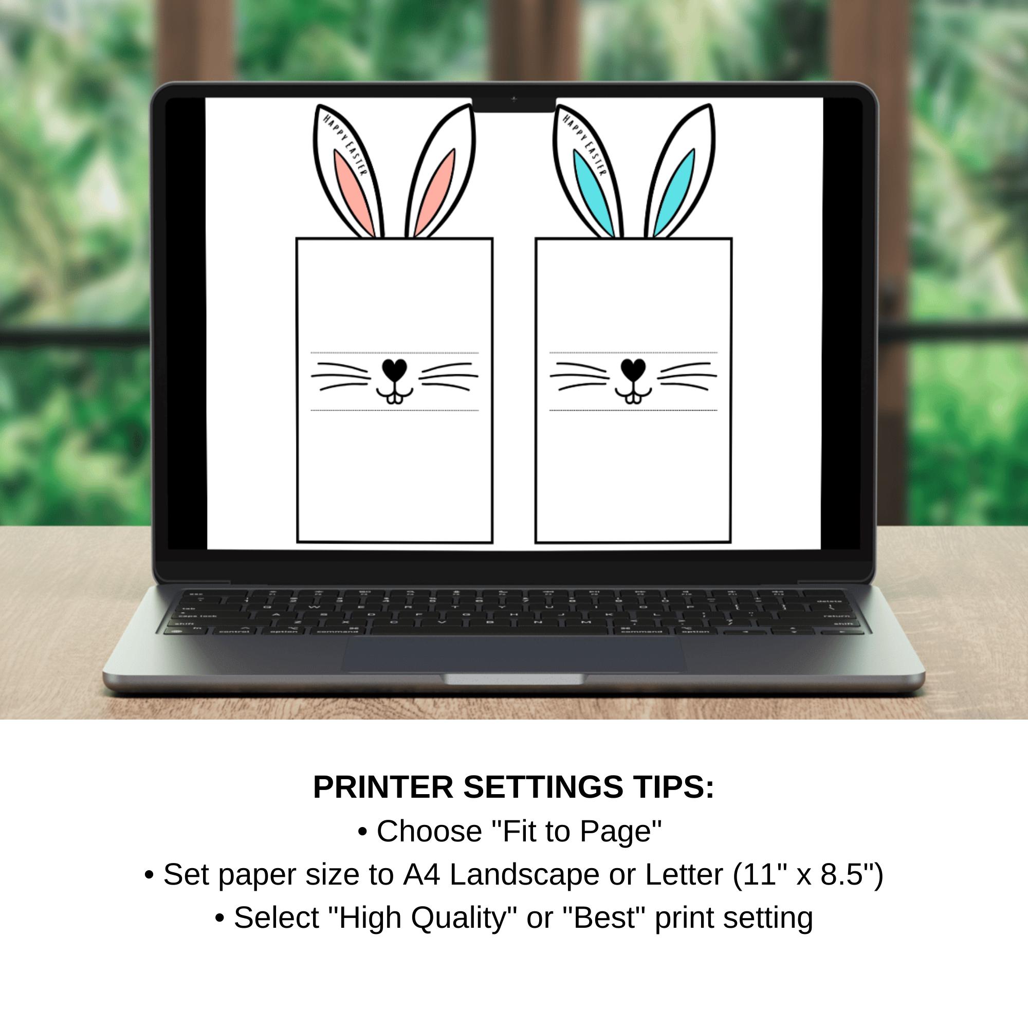 Easter Bunny Money Holder Printable | Easter Cash Gift Envelope ...