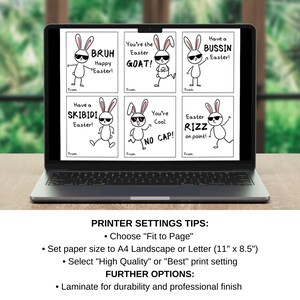 Printable Easter Cards With Slang for Kids and Teens | Funny Classroom ...