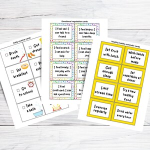 Printable Reminder Cards for Kids | Daily Routines| Positive ...