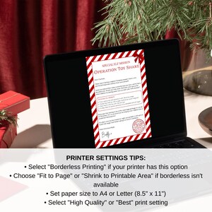 Elf Toy Donation Letter Printable | Elf Kindness Mission | Christmas ...