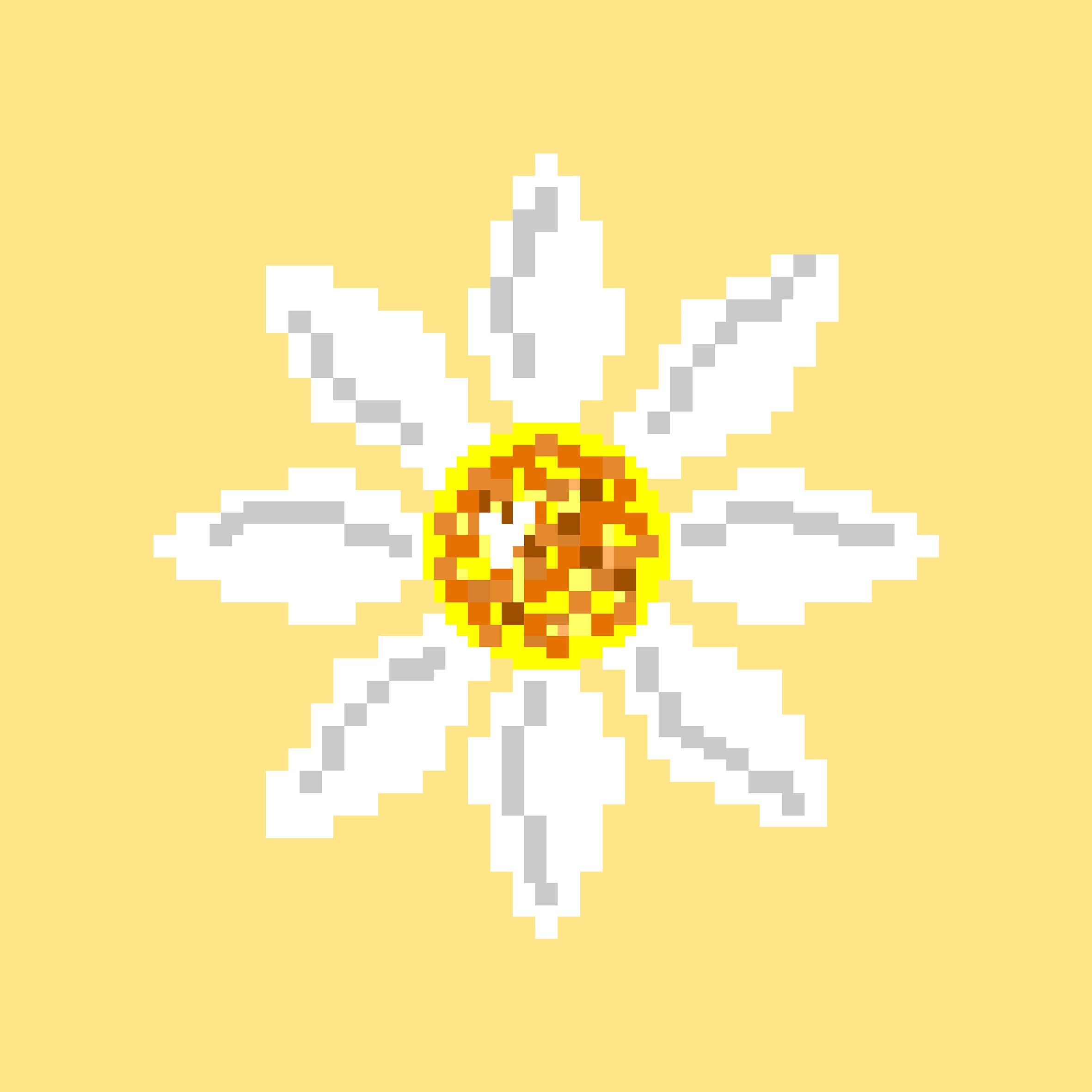 DAISY PIXEL ART - Etsy
