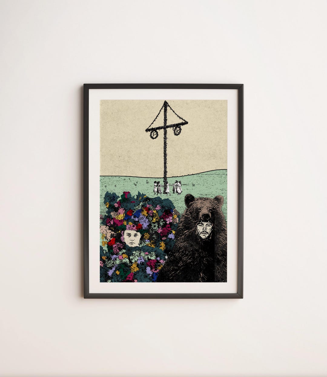 Midsommar Digital Poster - Etsy