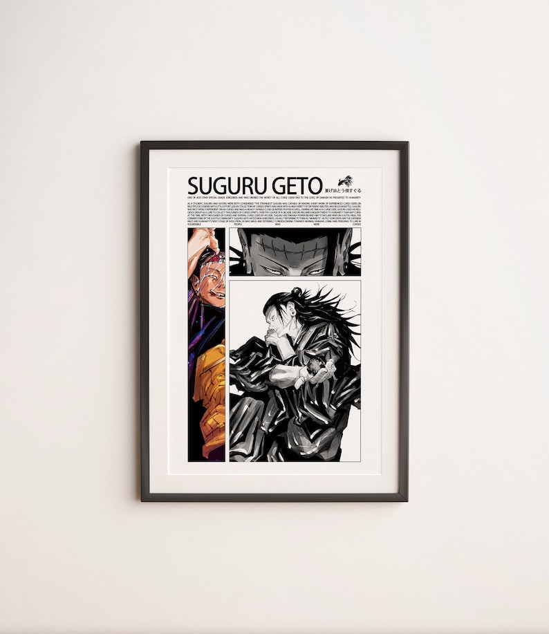 JUJUTSU KAISEN POSTERS / Gojo & Geto - Etsy