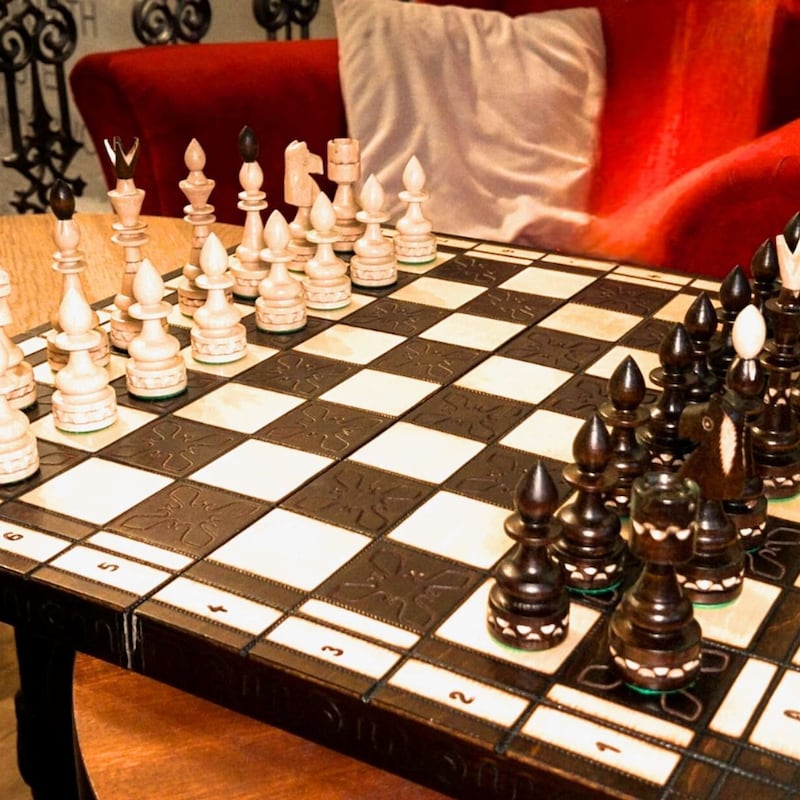 Large Chess Board - Etsy