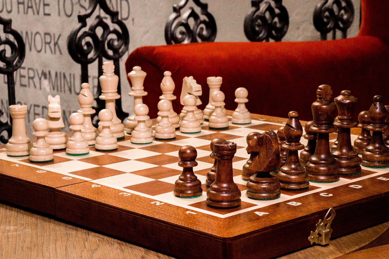 Mahogany Tournament Chess Board | Precious Wood Chess Board | Exotic ...