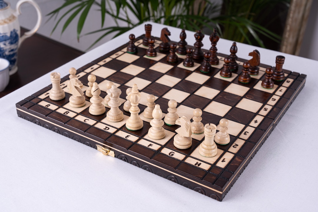 Hornbeam Wooden Chess Set | Handmade Chess Set | Cheap Chess Set - Etsy