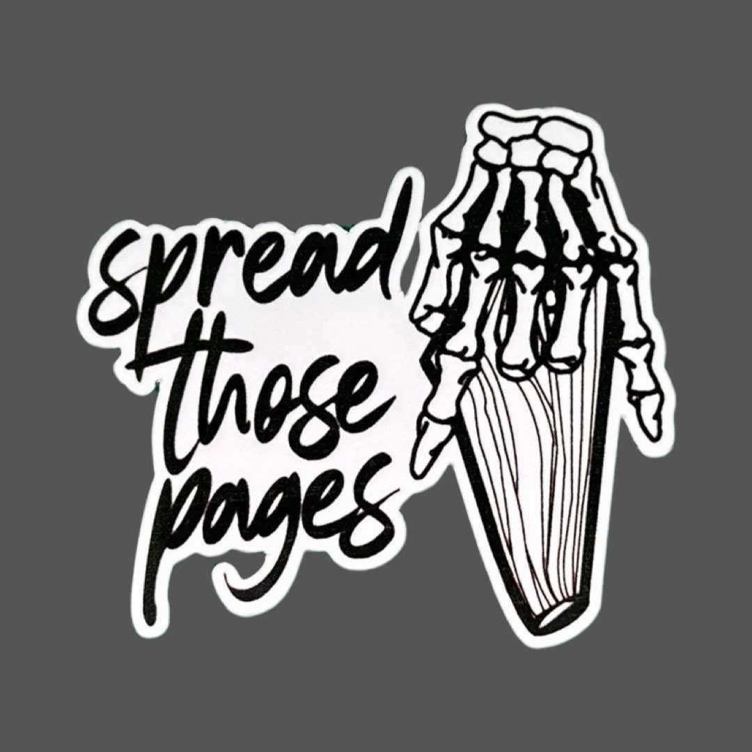 Spread Those Pages Sticker - Etsy