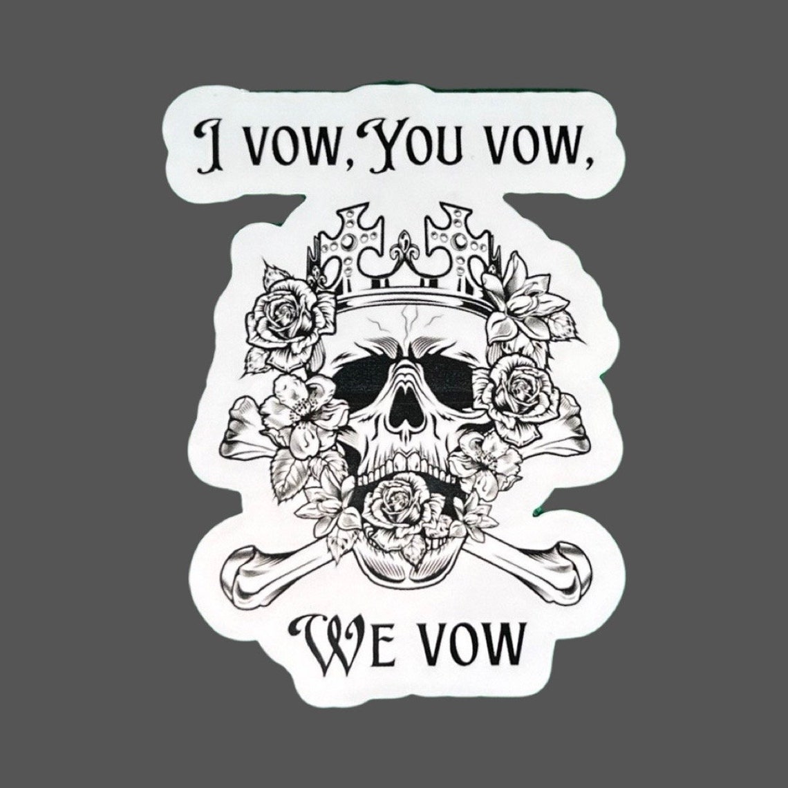 I Vow, You Vow, We Vow Sticker - Etsy