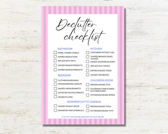 Printable Packing Checklist PDF Planner Instant Download A4 - Etsy