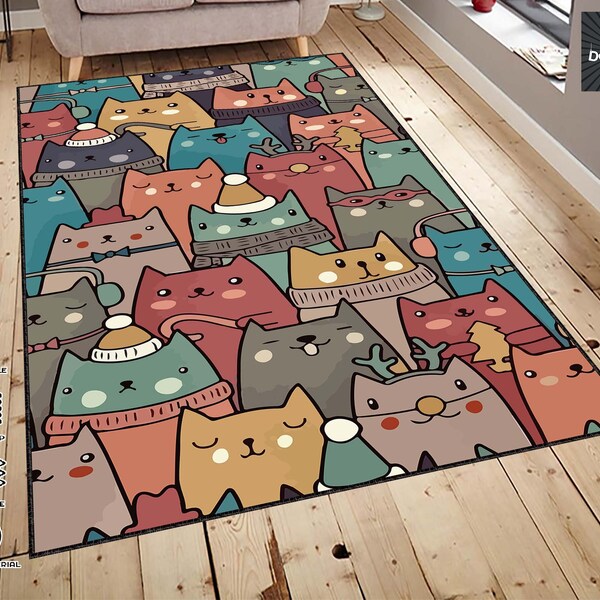 Cat Rug - Etsy