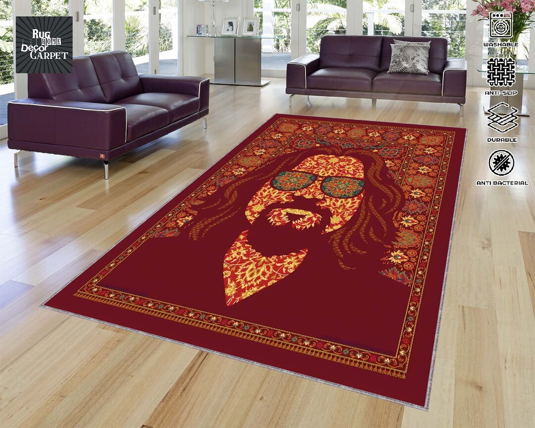 Custom Rug Area Rug Salon Rug Dude Rug the Big Lebowski - Etsy