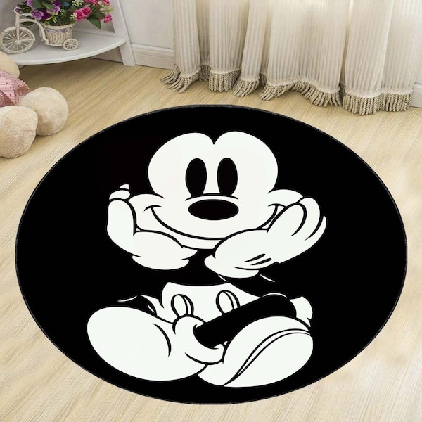Mickey Mouse Rug - Etsy