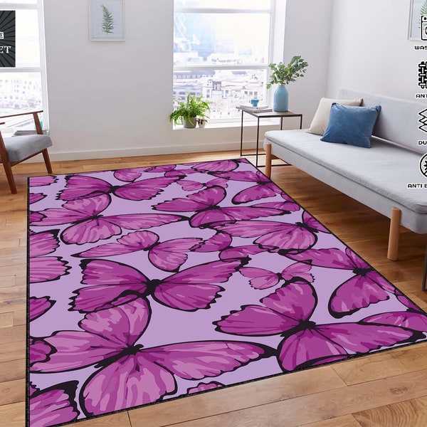 Butterfly Rug - Etsy
