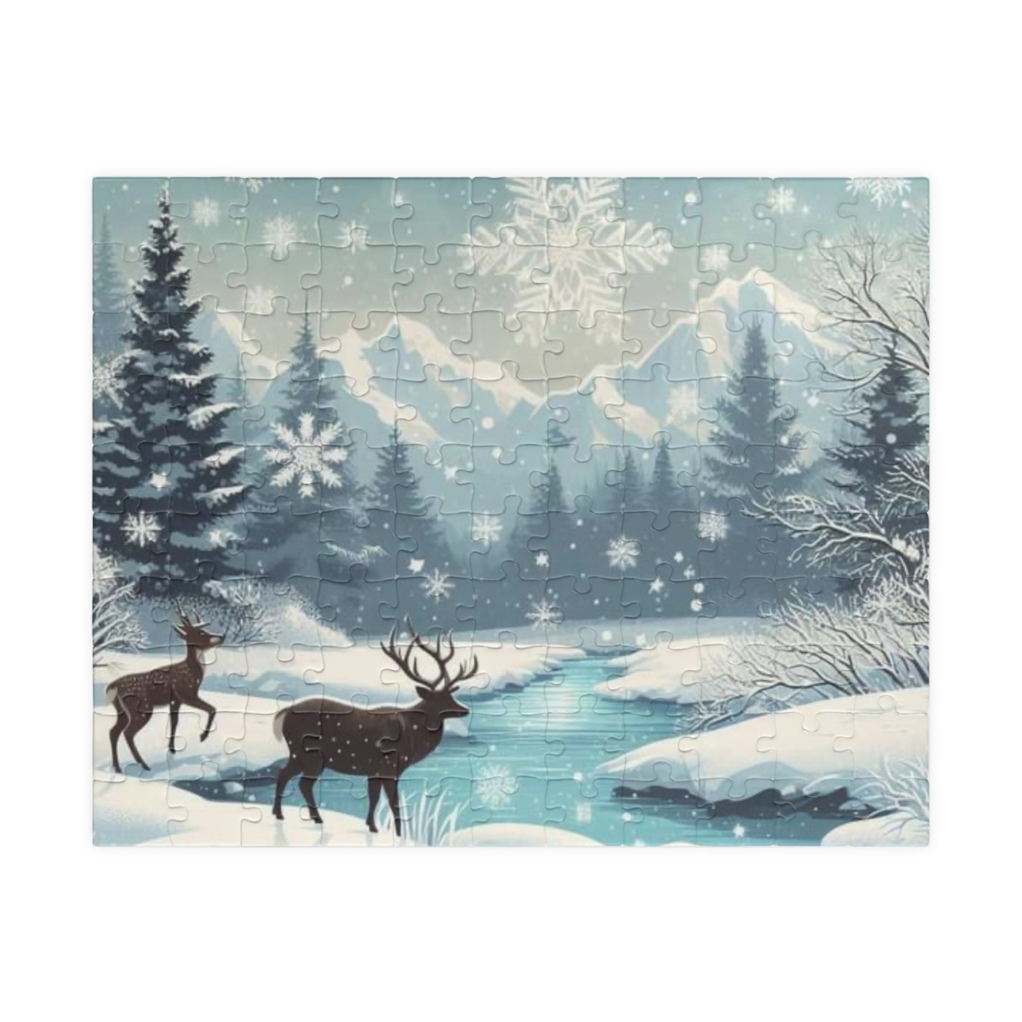 500 Piece Fun Winter Puzzles for Kids, Christmas Gift Jigsaw Puzzle for ...