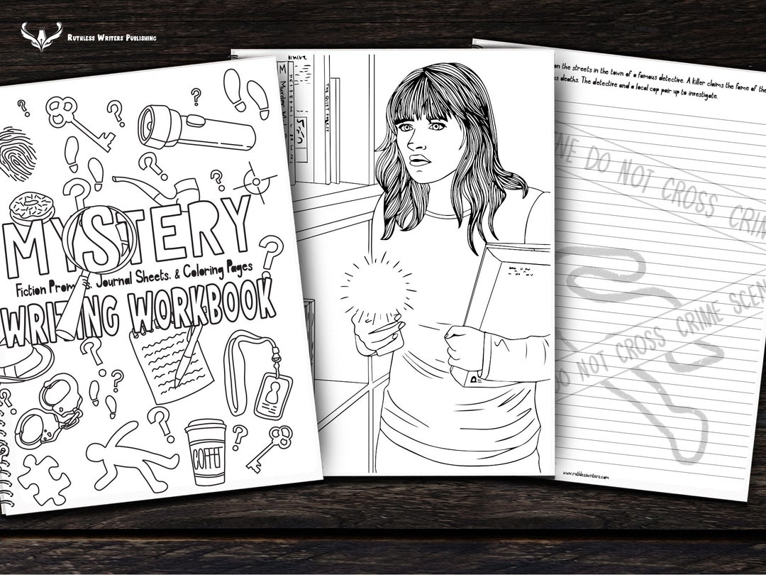 Mystery Writing Workbook - Mystery Writing Prompts - Journal Sheets ...