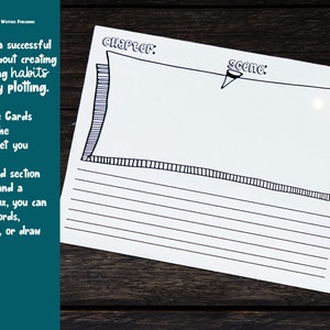 Story Development Note Cards: Scene & Chapter Planning (50 Cards) - Etsy