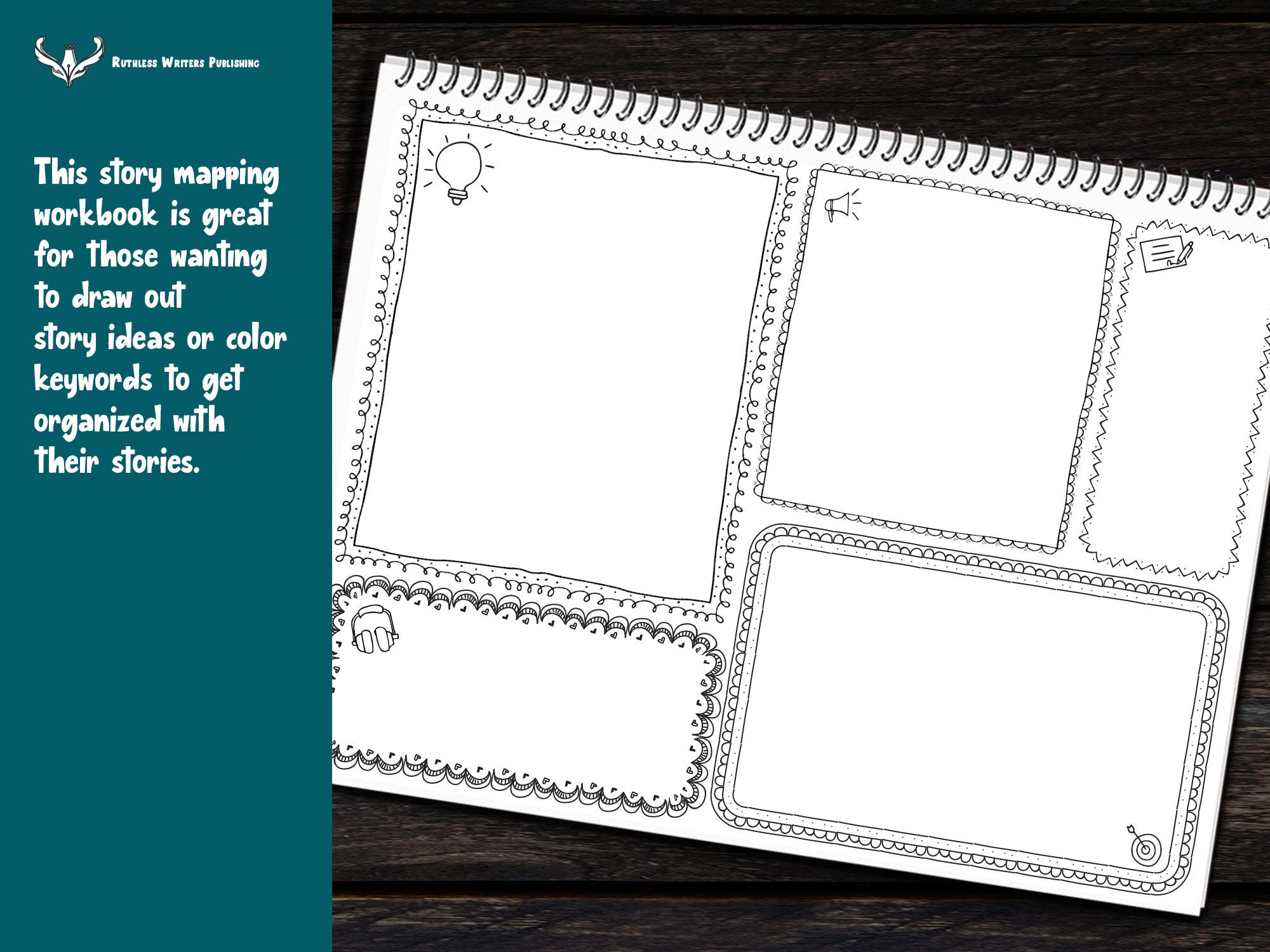 Story Mapping Workbook for Writers Story Development Seasoned or New ...