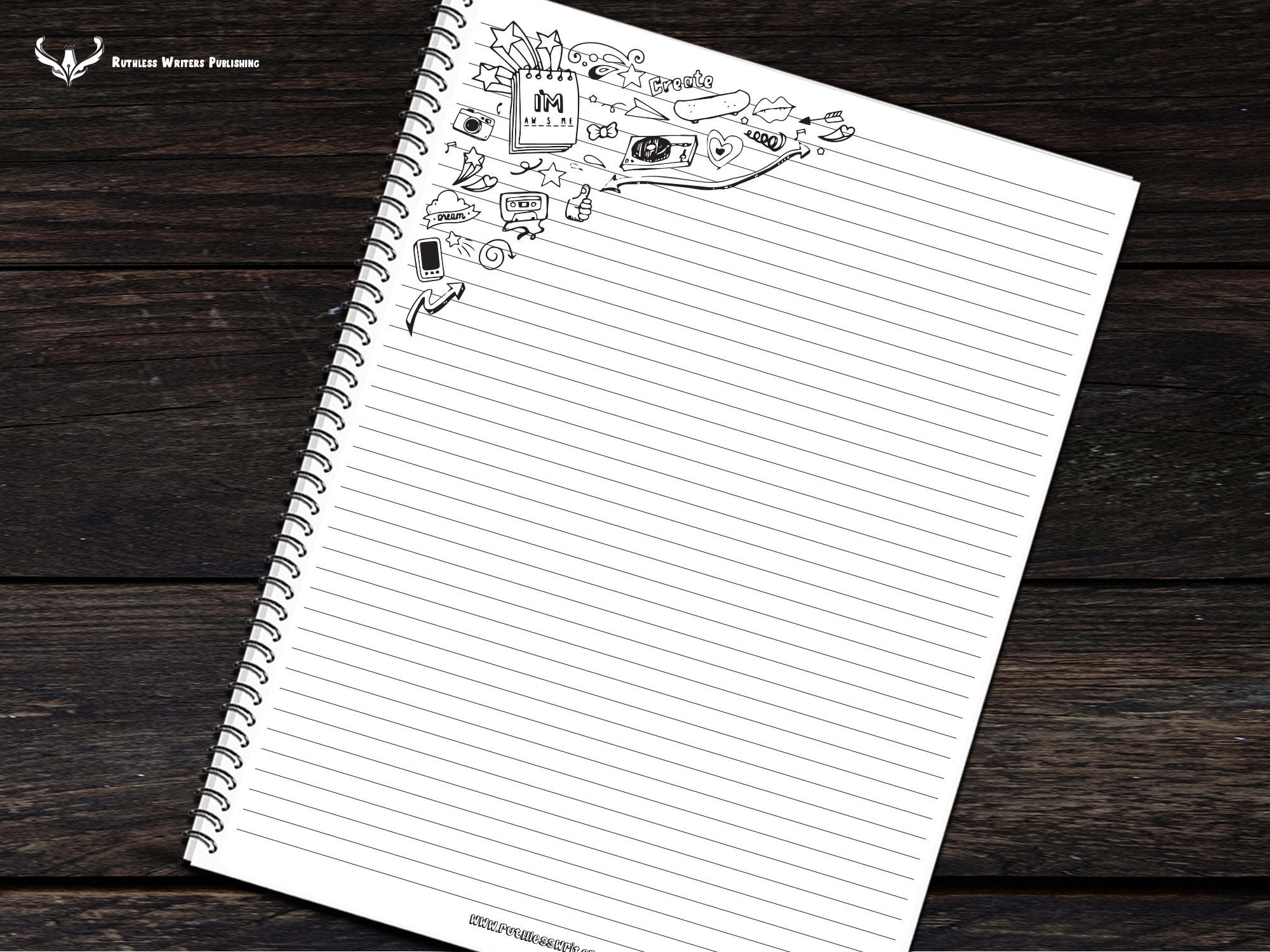 Young Adult Writing Workbook Fiction YA Writing Prompts Journal Sheets ...