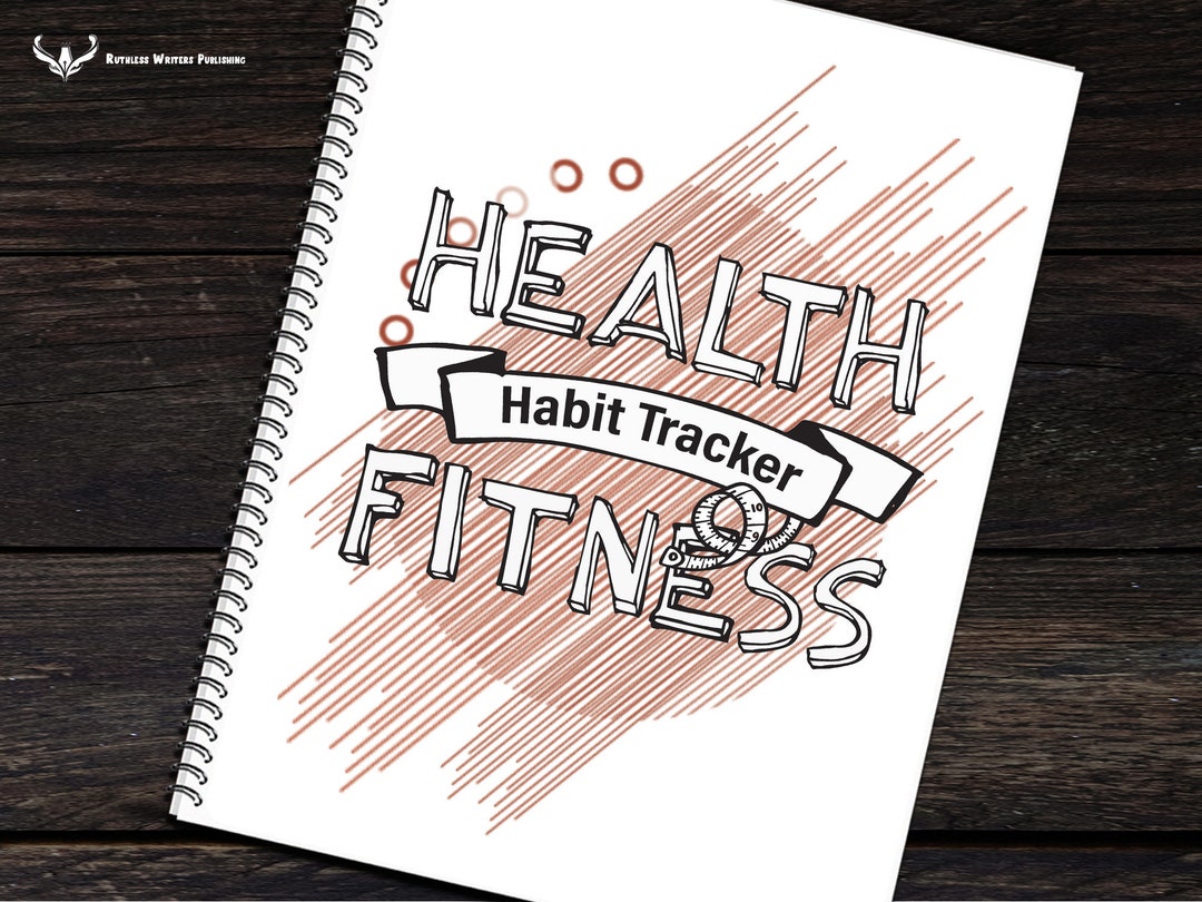 Health Fitness Habit Tracker/planner - 8.5x11 Monthly & Weekly Tracking ...