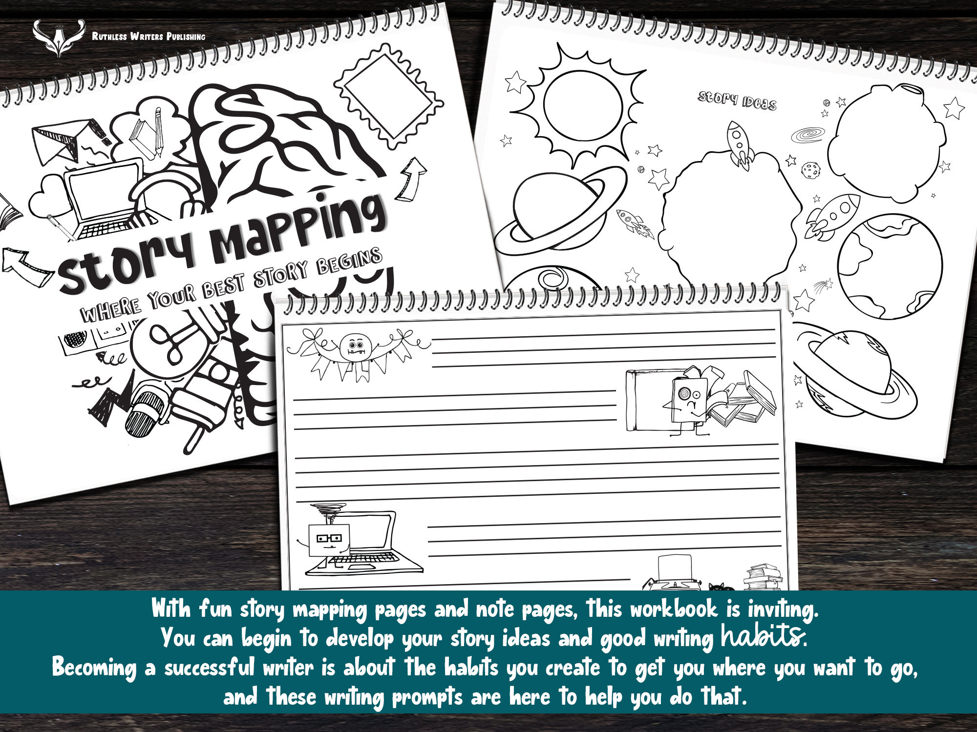 Story Mapping Workbook for Writers Story Development Seasoned or New ...