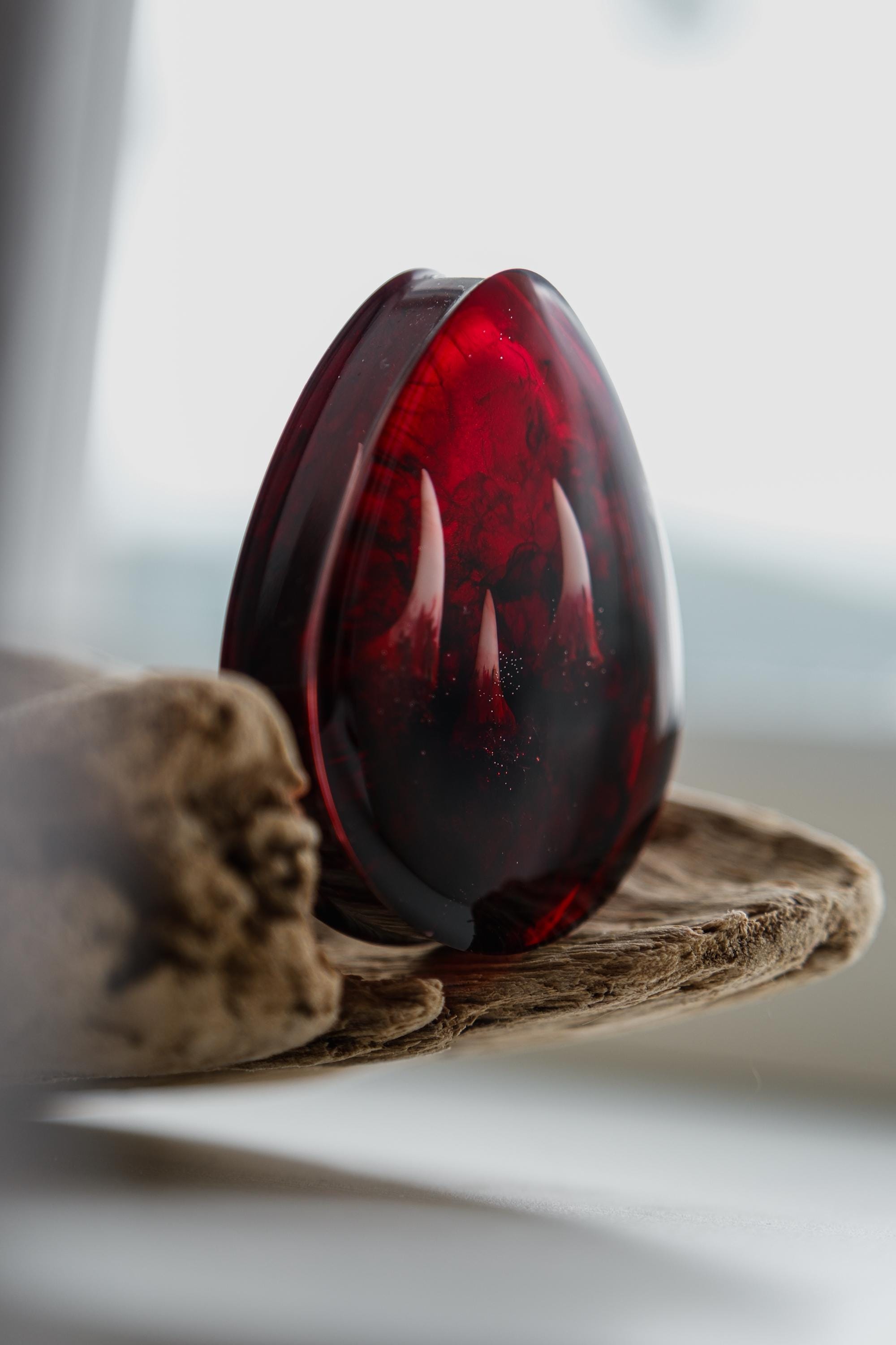 40mm Anglerfish Tooth Plugs – Sea Devil Resin Jewelry | Depth of the ...